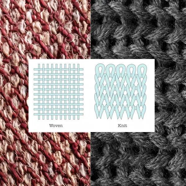 Differences Between Knit and Woven