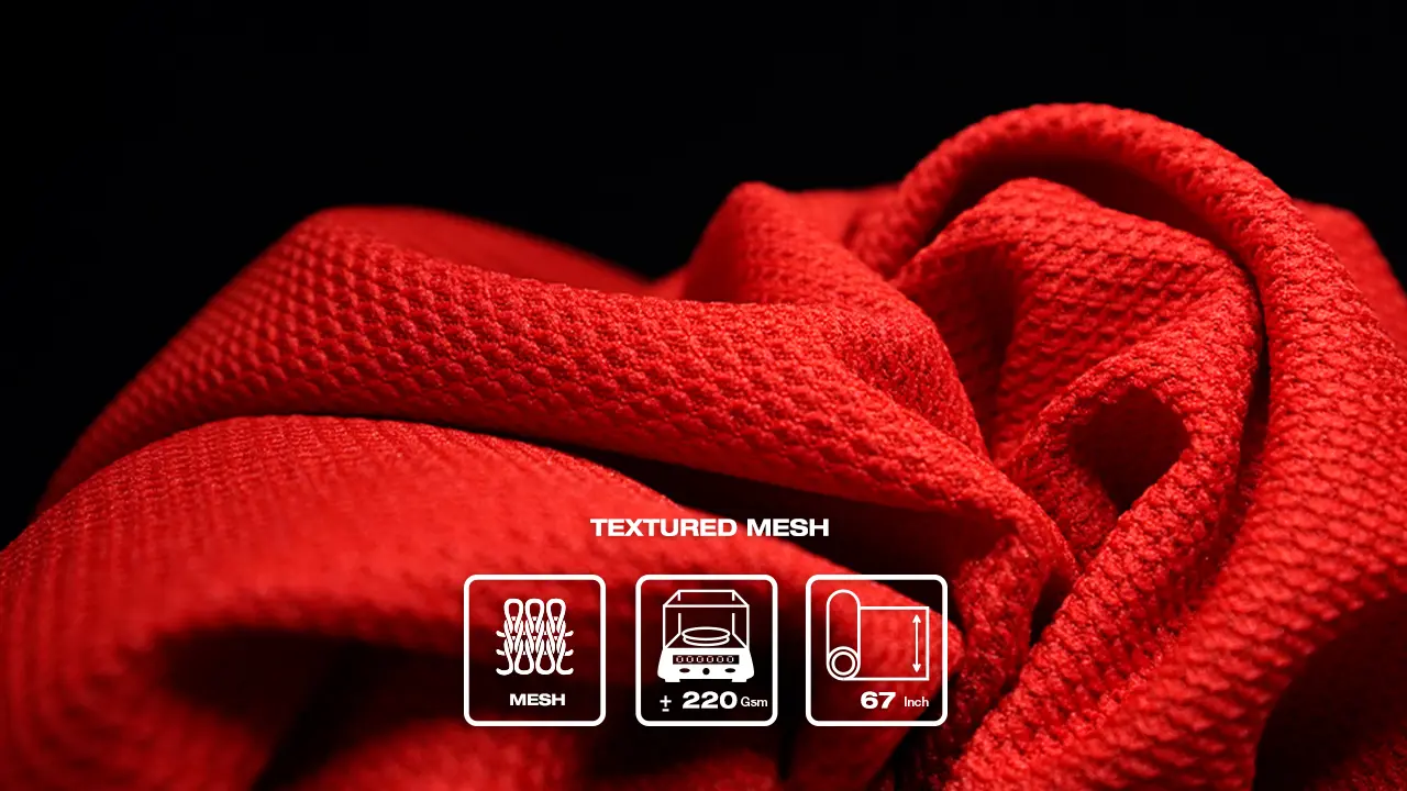 Pulau Intan Lestari - Textured Mesh Fabric