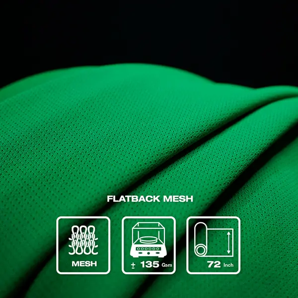 Pulau Intan Lestari - Flatback Mesh Fabric
