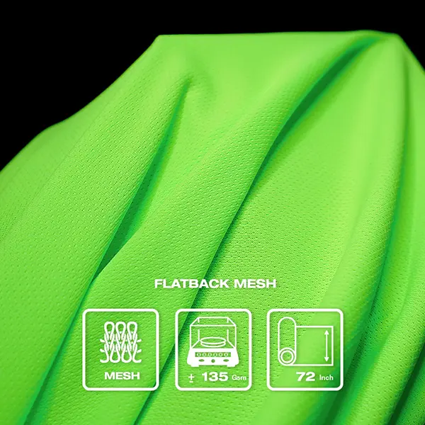 Pulau Intan Lestari - Flatback Mesh Fabric