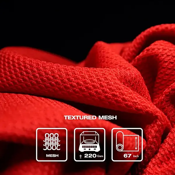 Pulau Intan Lestari - Textured Mesh Fabric