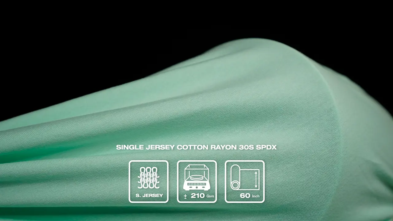 Single Jersey Cotton Rayon 30s Spdx - Pulau Intan Lestari