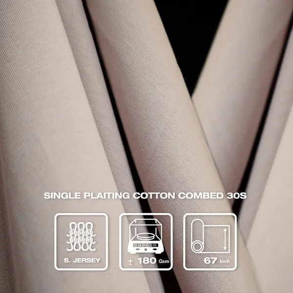 Single Plaiting Cotton Combed 30s - Pulau Intan Lestari