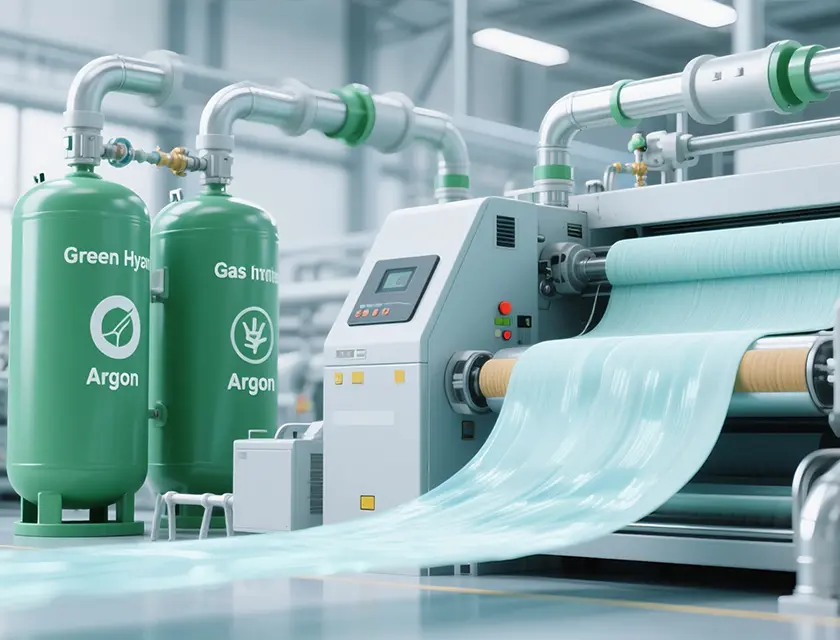 Cleaner Gases for Textile Decarbonization